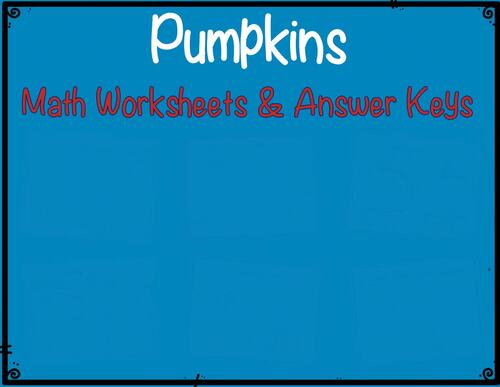 Pumpkin Themed First Grade ELA and Math Worksheets | TPT