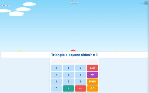 3rd Grade Classify and Compare Polygons Math Game | Math Center Chromebook