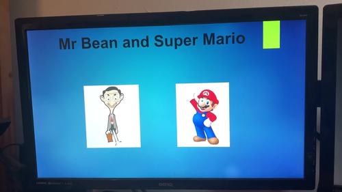 Colourful (Colorful) Semantics Mr. Bean & Super Mario (Who,is doing ...