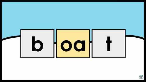 Reindeer Vowel Teams OA & OW Digital Christmas Phonics PowerPoint ...