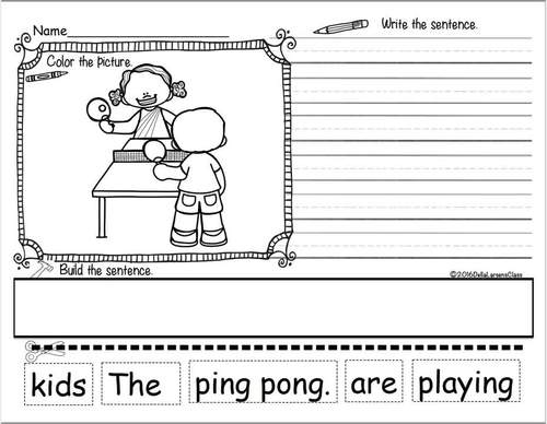 Reading, Writing, and Sentence Building. EASEL by Della Larsen's Class
