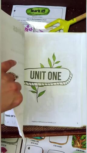 Nature Art Journal: Explore Art Elements and Plant Science for Elementary