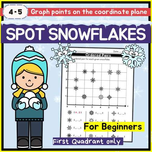 Winter Math Activities - Plotting Ordered Pairs - Coordinate Plane ...