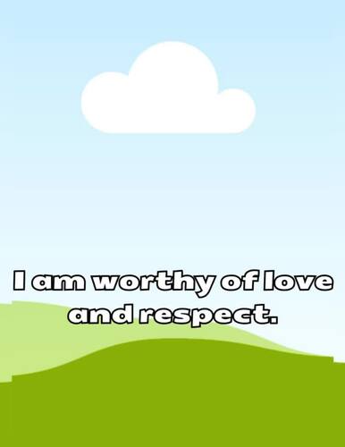 Positive Affirmations Canva Frames| 30 Self Esteem Quotes, Editable DIY ...