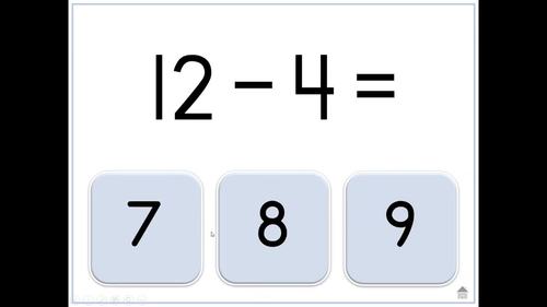 Counting Back to Subtract, Subtraction With a Number Line to 20 ...