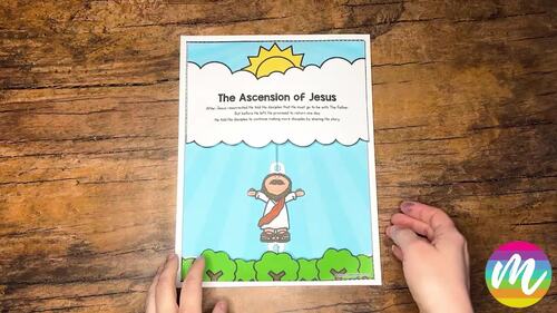 Ascension of Jesus Craft | Jesus Ascends Craft for Sunday School Easter