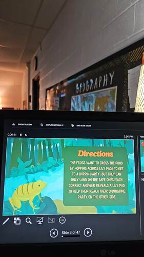 Instrument Family: Timbre Interactive Elementary Music Game "Froggy Hop"