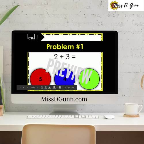 Kinder and 1st Grade | Addition and Subtraction Digital Math Activity ...