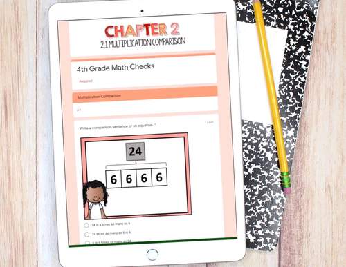 4th Grade Go Math | Google Forms | Digital Learning Bundle | TpT