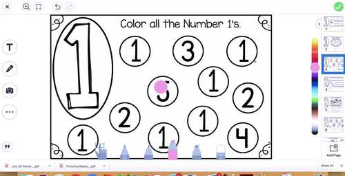 Preschool Math Journal | September Math Activities-Print or Digital ...