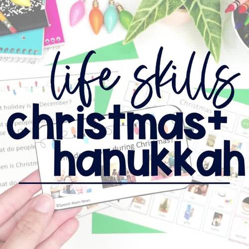 Life Skills: Functional Christmas & Hanukkah Stories & Activities