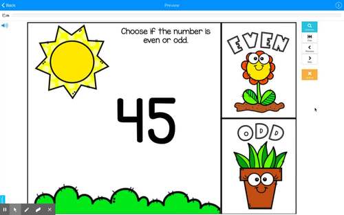 Double Digit Addition Odd and Even - Boom Cards - Digital Learning