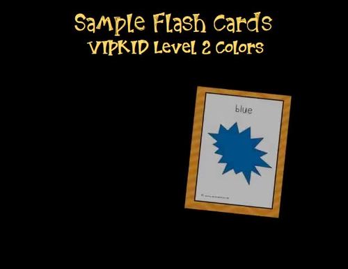 Color Flash Cards VIPKID Level 2 by Under One Roof | TPT