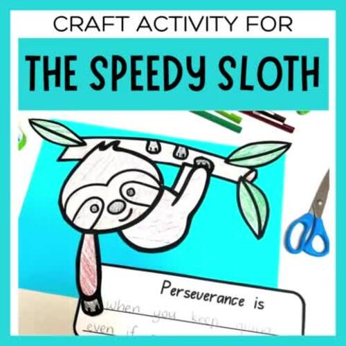 Craft Activity For The Speedy Sloth | NSS 2023 by Little Learner Hub