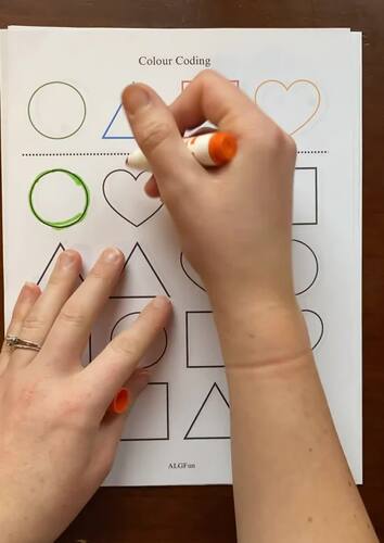 Logic Puzzle Brain Teaser Decoding Colour Recognition Matching Math Games