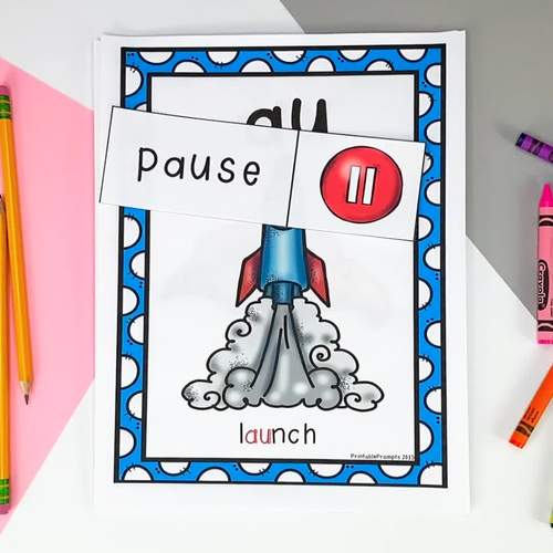 Diphthongs aw au - Print & Digital Distance Learning Component | TpT