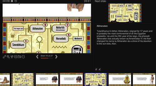 The Family Tree of King Tutankhamun - PowerPoint Lesson with Speaker Notes