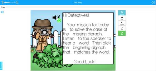 Digraph Phonics Boom Cards™ Beginning & Ending Digraph Game Digital ...