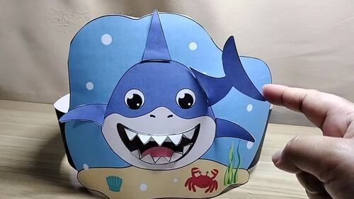 Shark Hat Craft Crown/Headband Ocean Animal Summer Craft Shark Week ...