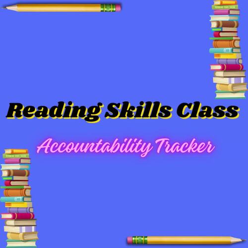 Reading Class Accountability Chart by Colors of Life Science | TPT