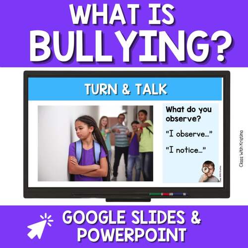 What is Bullying? Slides | PowerPoint & Google Slides SEL Lesson for ...