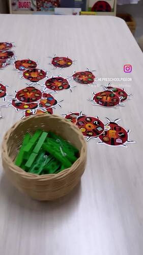 Ladybug Beginning Sounds Game - Clip-it - Fine Motor - Insect Study Bug ...