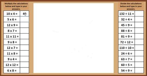 Mystery Digital Pixel Art NO PREP - Kitten Multiplication and Division ...