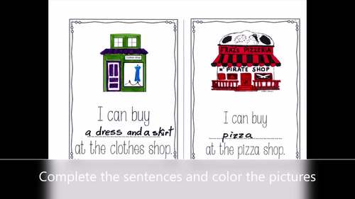 Town Theme Bundle for Elementary and Kindergarten ESL | TPT