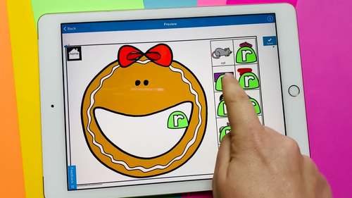 Articulation Gingerbread BOOM Cards™ for R & R Blends | Speech Therapy