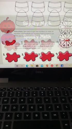 Halloween Gumball Math by Homeschooling Autism | TpT