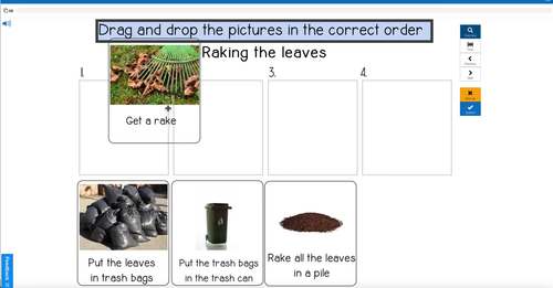 4-Step Sequencing Functional Activities of Daily Living Set 2 Speech ...