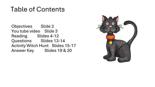 Salem Witch Trials PPTX Activity and Reading High School History Halloween