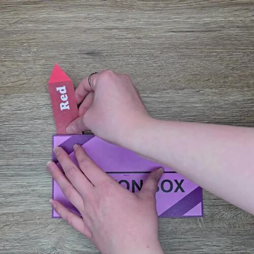 Pink Crayon Box Craft Template by Mollers Makes It | TPT