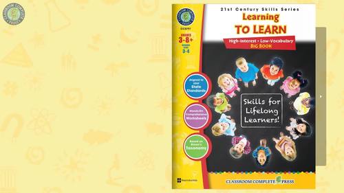21st Century Skills - Learning to Learn BIG BOOK Gr. 3-8+ | TPT