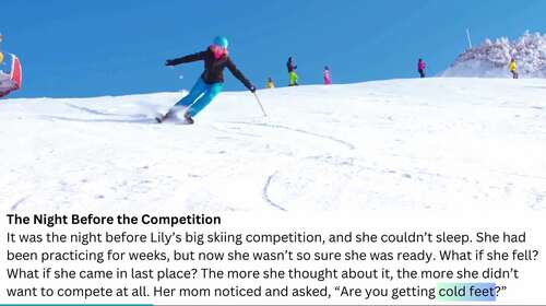 Winter-Themed Inferencing Short Stories with Idioms by Speech Language ...