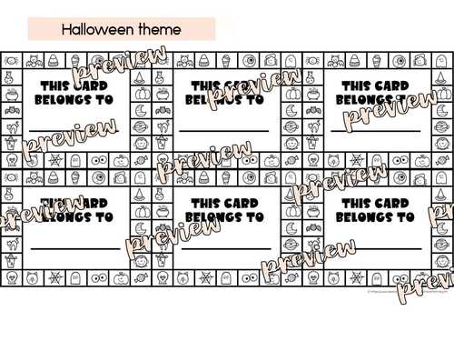 PBIS Behavior Punch Cards - Seasonal by Anh Huynh | TPT