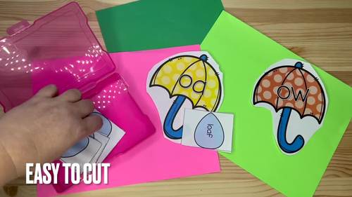 Long o Vowel Teams, oa ow Word Sort Phonics Practice Activity | Print ...