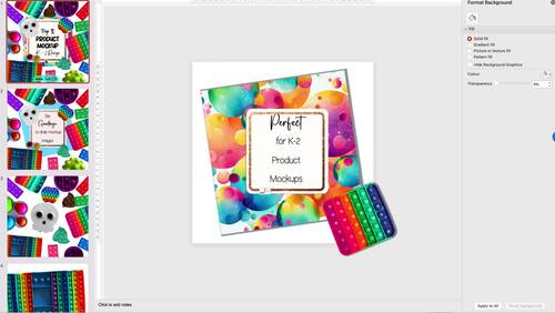 Pop It Pack, MOVEABLE Mock-up k-2 sellers png images by Teach Elite