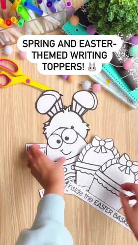 Easter Egg Basket Writing Prompts Craft Activities How to Catch the ...