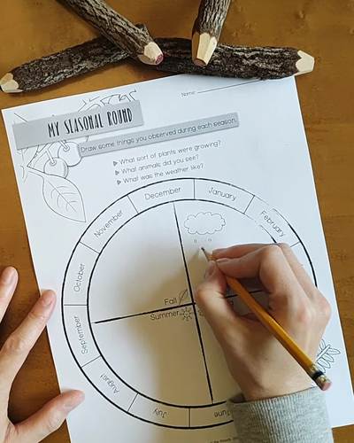 Seasonal Rounds Templates - Individual and Large (11X17) | TPT