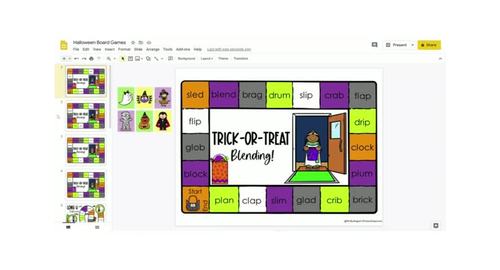 Halloween Reading Board Games Digital and Print | TPT