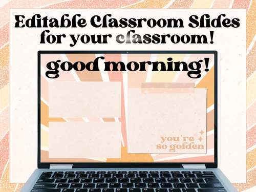 Editable Classroom Slides | Google Slide Templates | TpT
