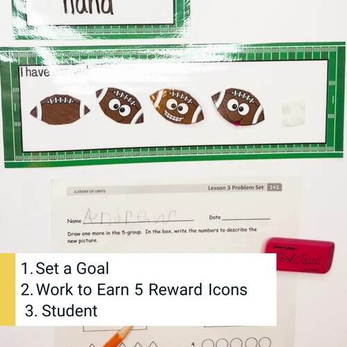 Positive Behavior System - Student Reward Chart: 5 for 5 SPORTS- PBIS