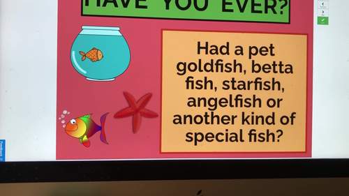 SPEECH THERAPY BOOM CARDS™: Have You Ever? Questions SH Sound Part ...