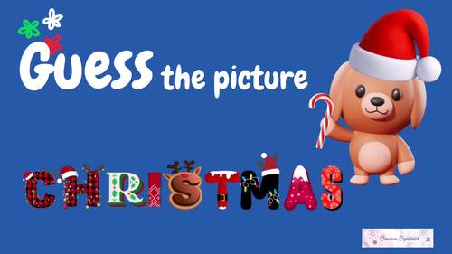 Guess the picture: Christmas by Creative Explorers | TPT
