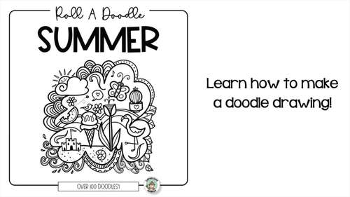 Doodle Drawing Art Lesson • Summer Art Activity • How to Doodle Draw