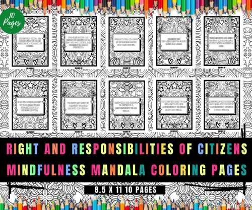 Rights And Responsibilities Of Citizens, Mindfulness Relaxing SEL ...