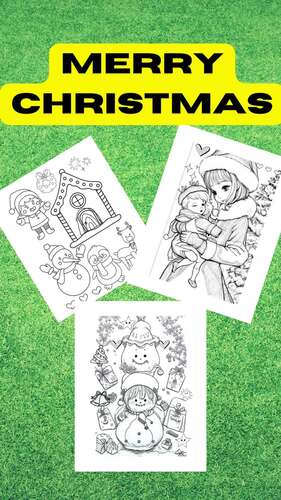 Holiday Quotes Coloring Pages for the Christmas & Winter Season | TPT