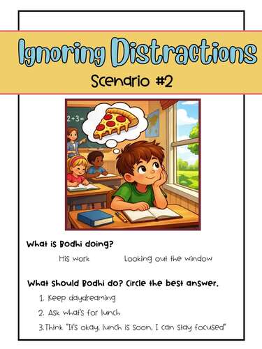 Practice Worksheets: Ignoring Distractions and Unexpected Behaviors