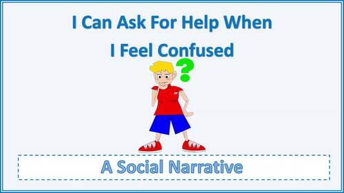 Asking For Help Playing with Friends Social Story Autism ADHD Special ...